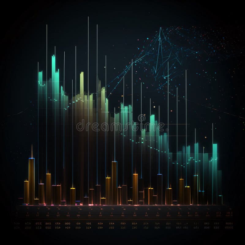 Abstract Background with Charts and Graphs. Vector Illustration Stock ...