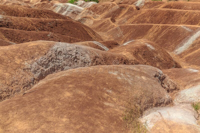 Abstract Background of Cheltenham Badlands in Caledon, Ontario Stock ...