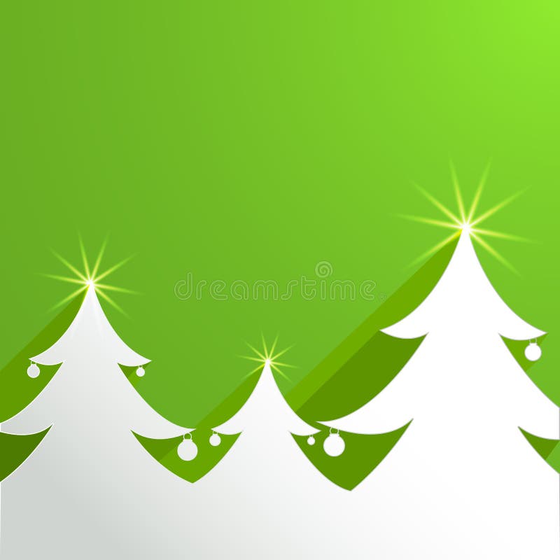 Abstract Background with Christmas Tree Stock Vector - Illustration of ...
