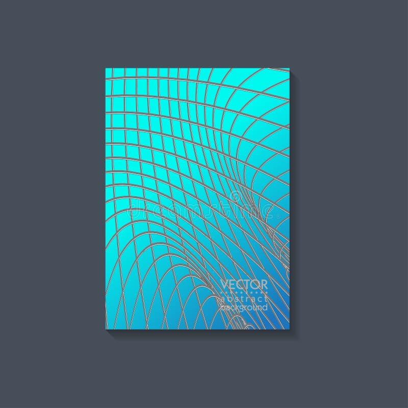 Abstract Background of Chrome Wire Pattern on Gradient Background ...