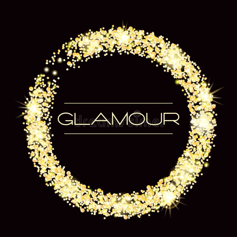 Abstract Background with Circle Frame Stock Vector - Illustration of ...