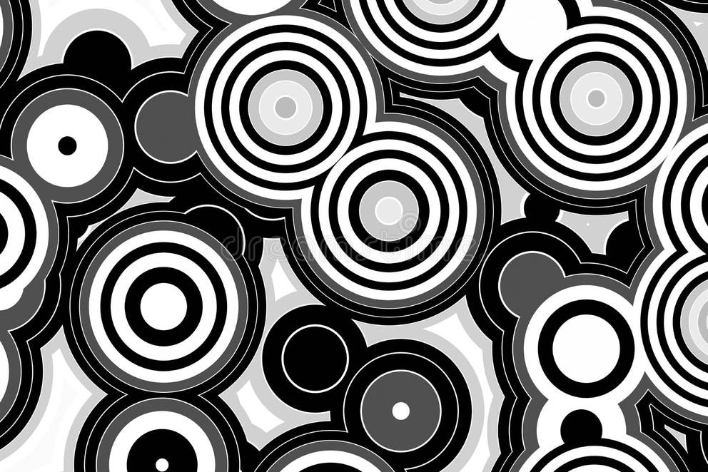 Abstract Background of Circle Shape. 3D Rendering Stock Illustration ...