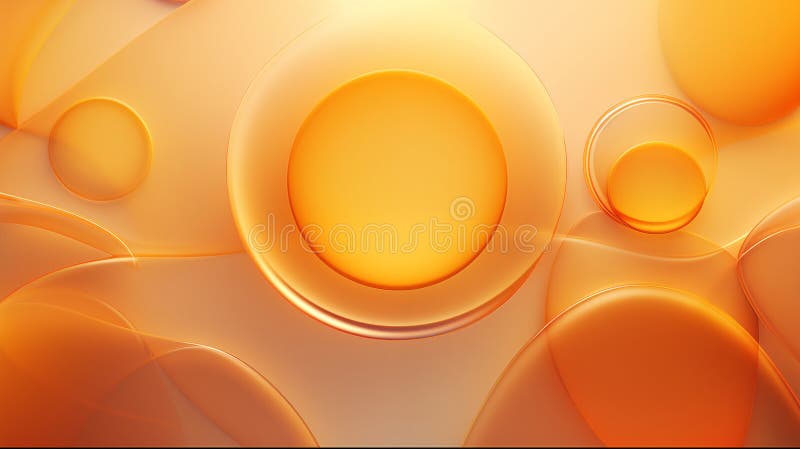 Abstract Background of Circles or Bubbles with Translucent Multi ...