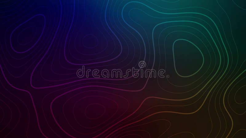 Abstract Background with Circles, Colorful Lines Gamer Background Video ...