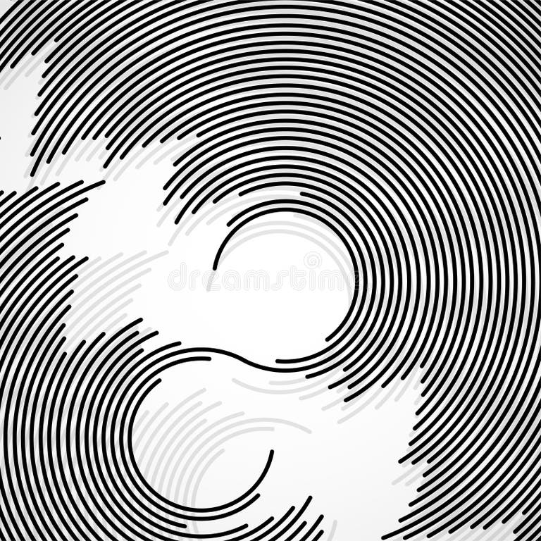 Abstract Background of Circles with Lines, Technology Backdrop ...