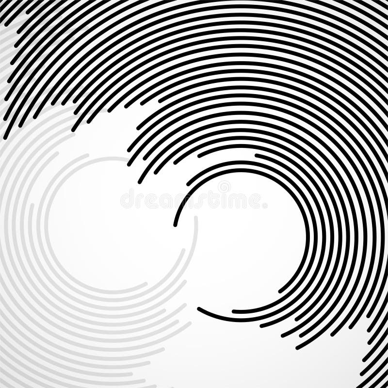 Abstract Background of Circles with Lines, Technology Backdrop ...