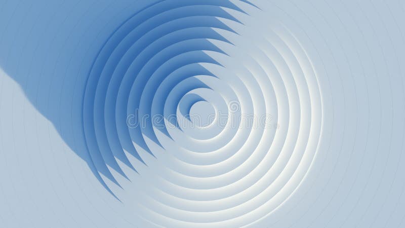 Abstract Background with Circles in Waves Stock Illustration ...