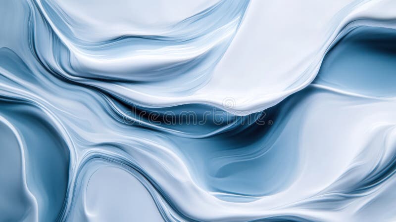 Abstract Background. Close Up Liquid Lacquer Texture in Blue and White ...