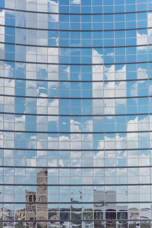 Abstract Background of Clouds and Mirror Building Reflection on Stock ...