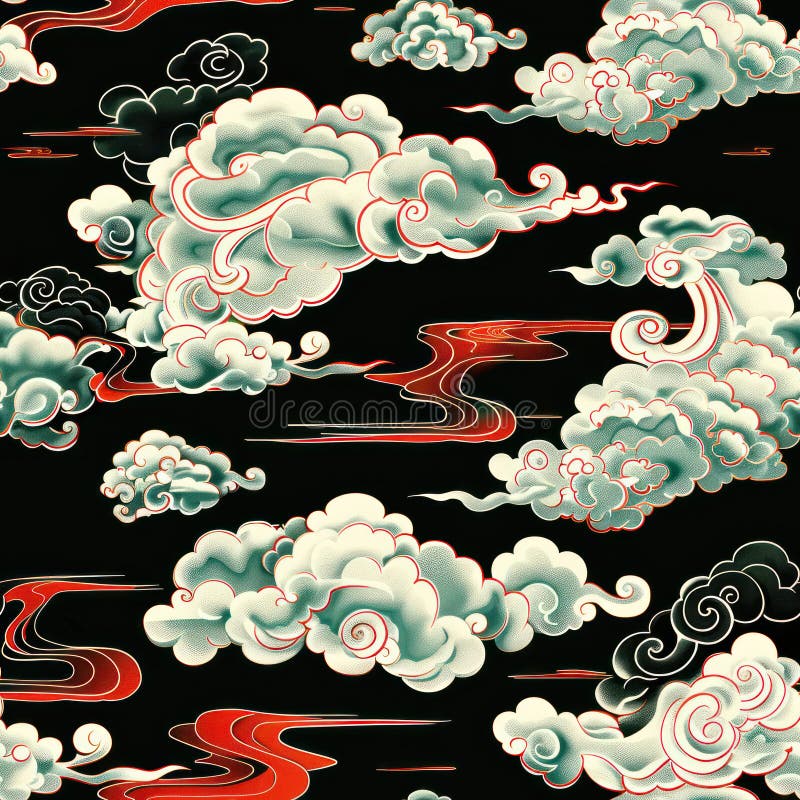 Repeating Background Clouds Stock Illustrations – 1,416 Repeating ...