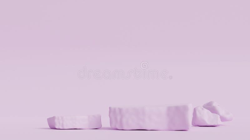 Abstract Background Cobblestone Ruins and Broken Blocks Levitating ...