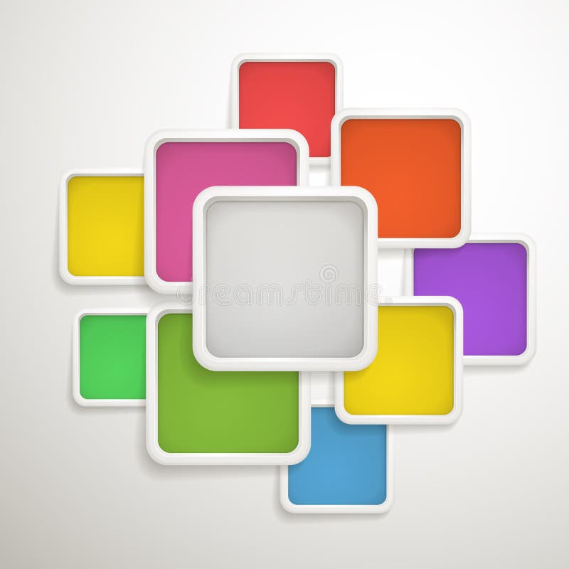 Abstract Background Color Boxes Template Text Stock Illustrations – 898 ...