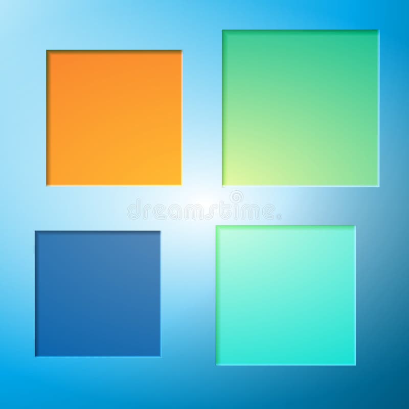 Abstract Background of Color Boxes. Template for a Text Stock ...