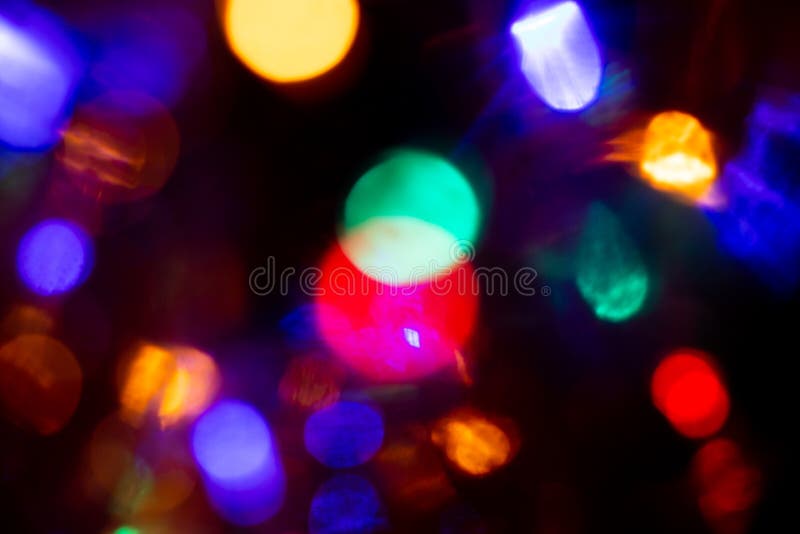 Background of Color Circular Lights Stock Photo - Image of blue ...