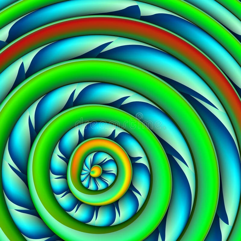 Abstract Background with Color Concetric Plastic Wheels Stock ...