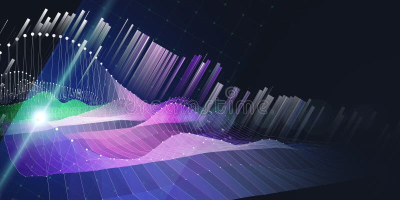 Big Data Concept. Abstract Artificial Intelligence Background. Machine ...