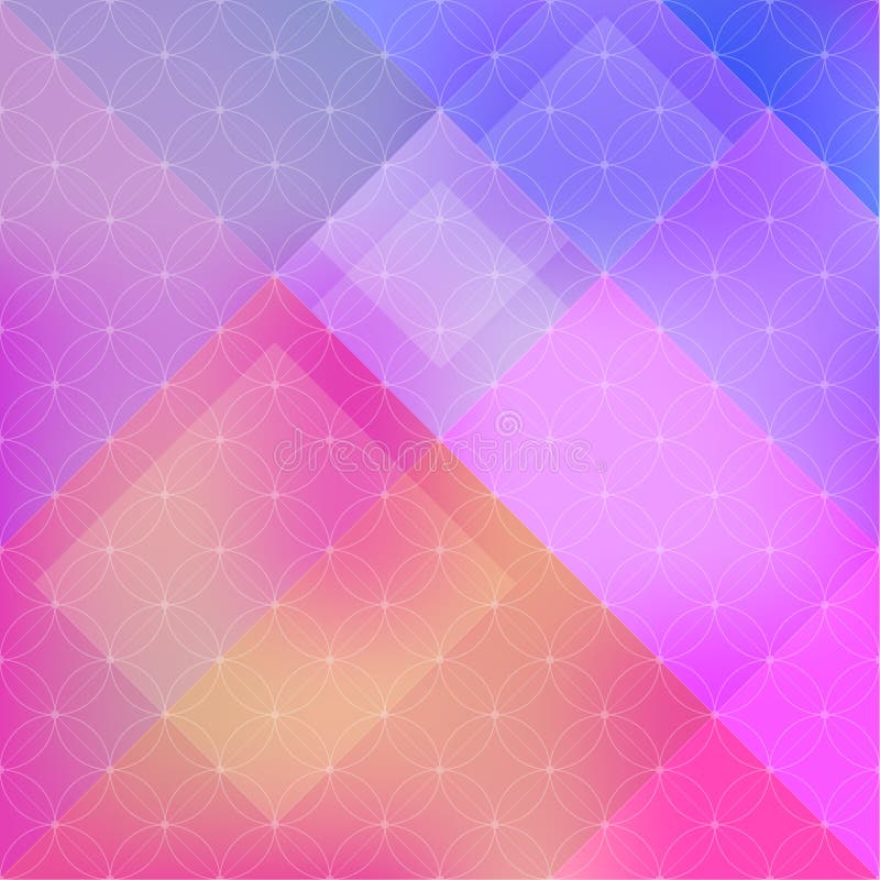 Abstract Background of Color Patches with Geometric Texture. Stock ...