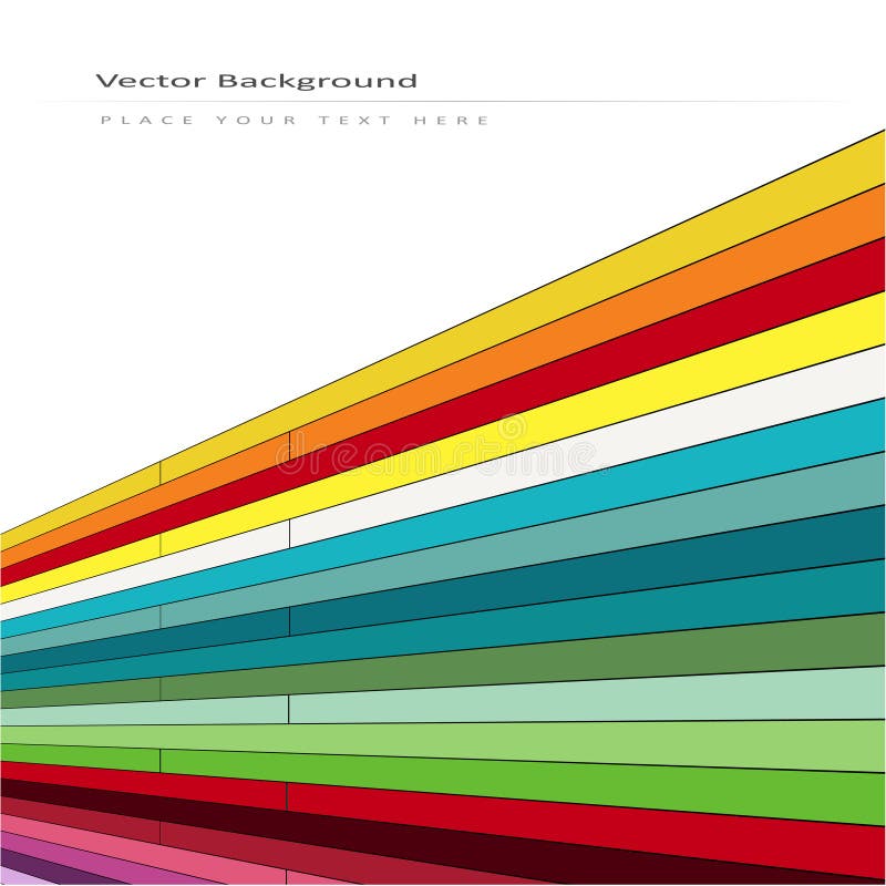 Abstract Background with Color Stripes Stock Vector - Illustration of ...