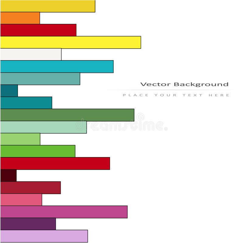 Abstract Background with Color Stripes Stock Vector - Illustration of ...