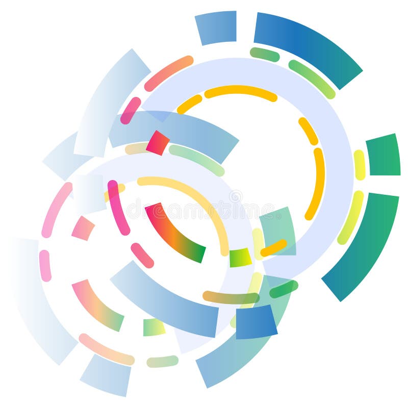 Abstract Background Color Wheel Stock Illustration - Illustration of ...