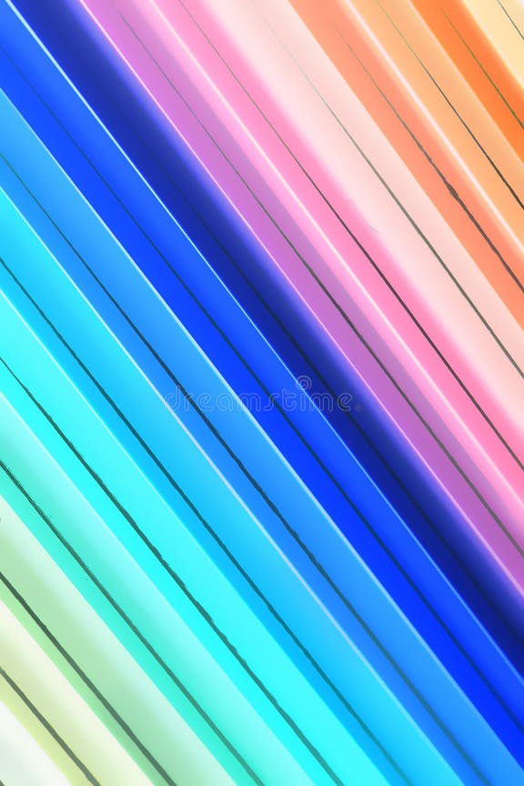 Abstract Background of Colored Lines Diagonally. Solid Multi-colored ...