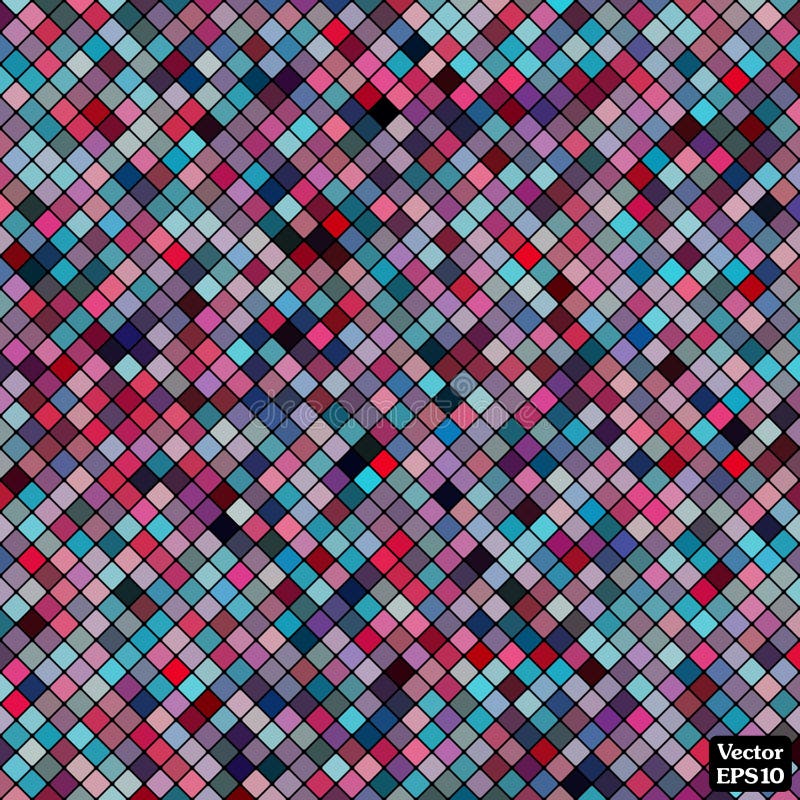 Abstract Background of Colored Mosaic for Your Purposes in Design Stock ...