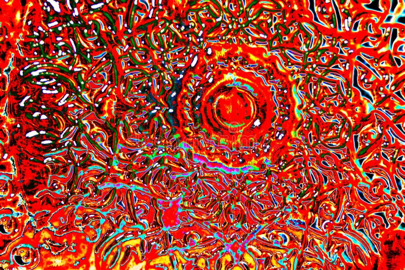 Abstract Background of Colored Spots of Light in the Form of Waves ...