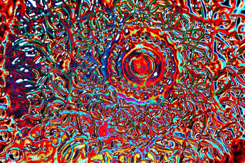 Abstract Background of Colored Spots of Light in the Form of Waves ...