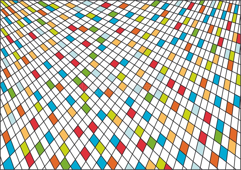 Abstract Background Of Colored Squares Stock Vector - Illustration of ...