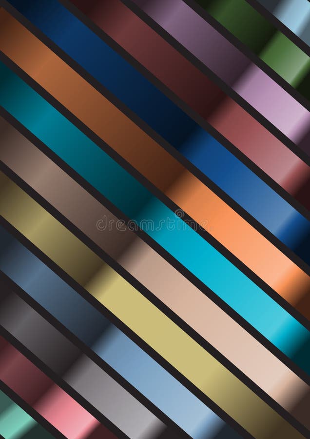 Abstract Background with Colored Strips Stock Vector - Illustration of ...