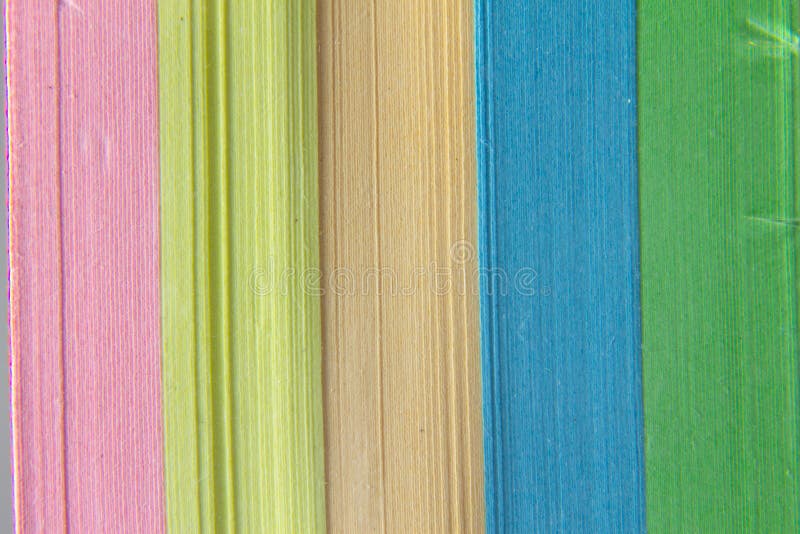 Abstract Background of Multicolored Paper Strips. the Texture of the ...