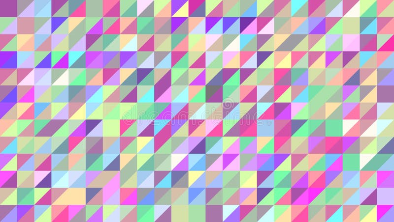 Abstract Background of Colored Triangles, the Horizontal Vector ...