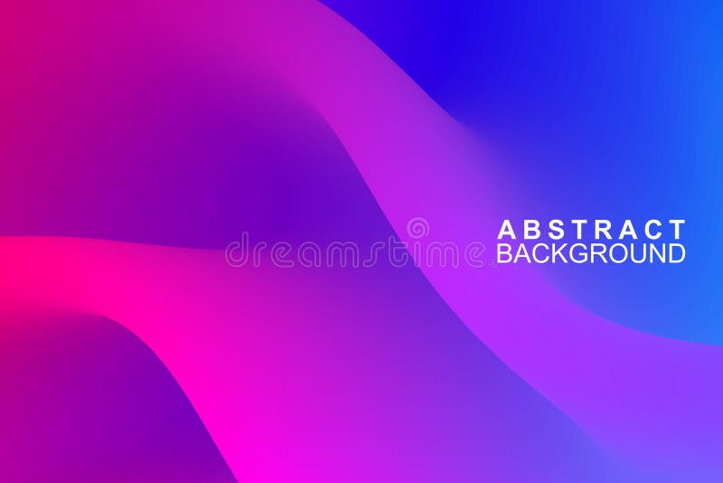 Abstract Background Colorful Curved and Fluid Style Stock Vector ...