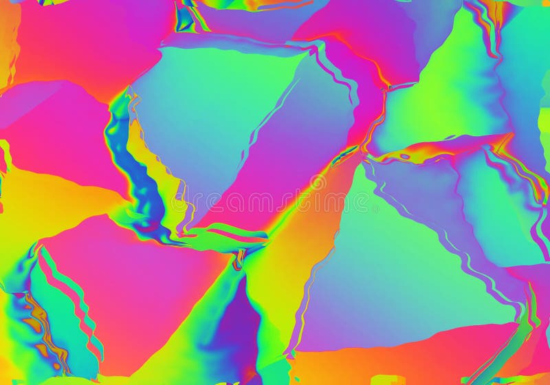 Abstract Background with Colorful Flow and Ripple Stock Illustration ...