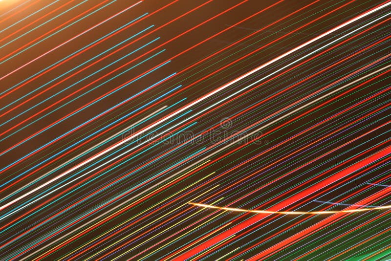 Abstract Background with Colorful Lights in Sliding and Bending Forms ...