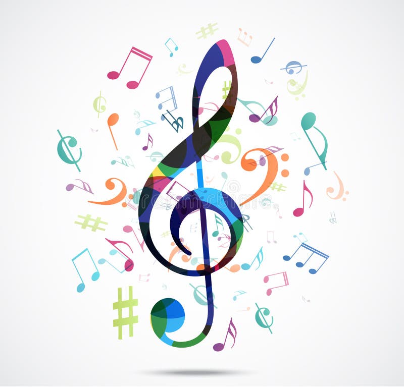 Seamless Music Notes Background Stock Vector - Illustration of sheet ...