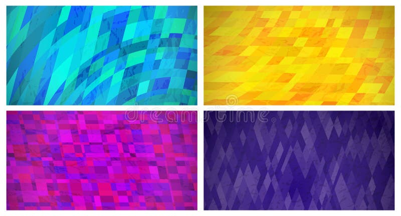 Abstract Background with Colorful Rectangles Stock Vector ...
