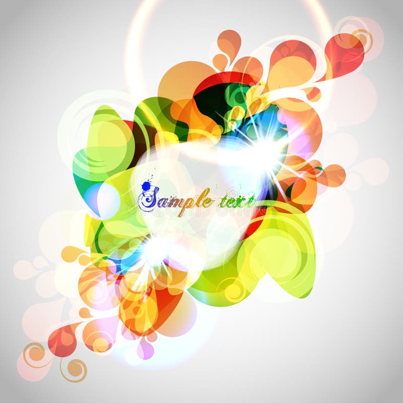 Abstract Background Colorful Template Stock Vector - Illustration of ...