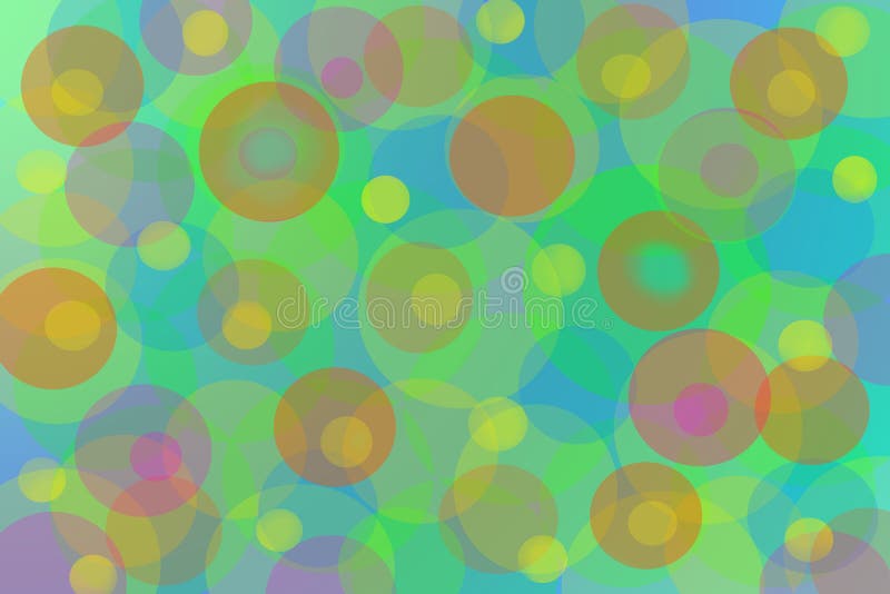 Abstract Background Colors Circles Retro Stock Illustration ...