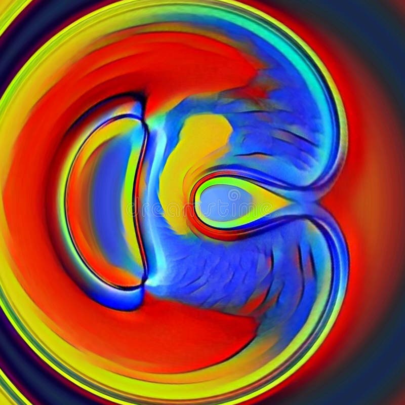 Abstract Background Colors Shades Shapes and Blurs Stock Illustration ...