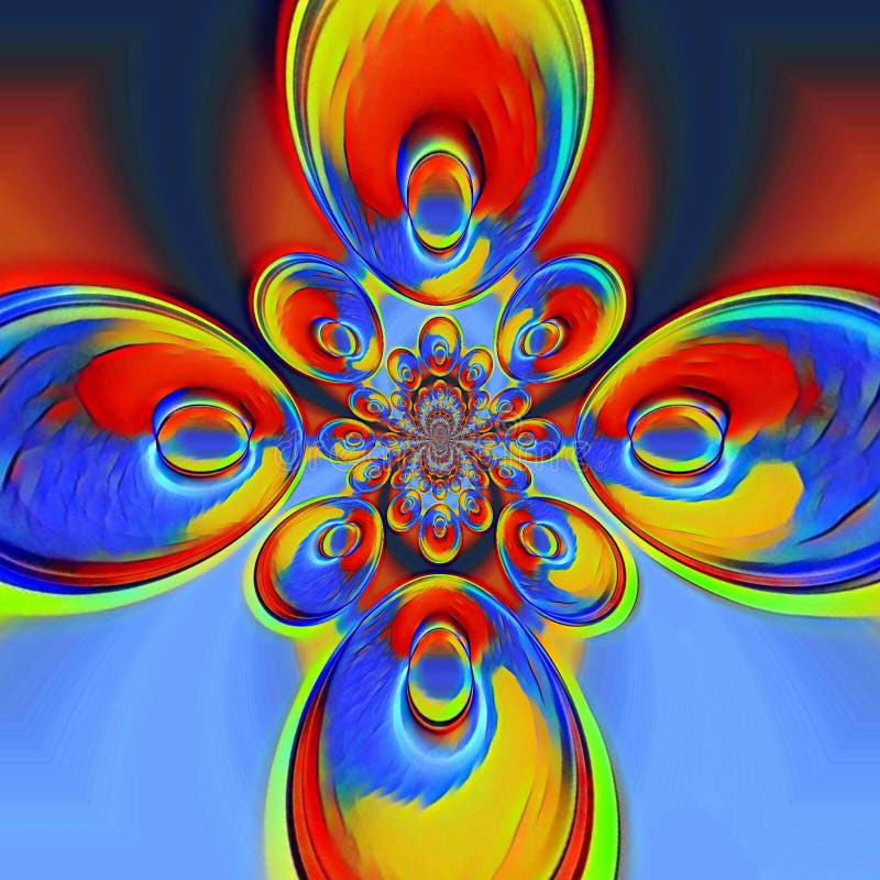 Abstract Background Colors Shades Shapes and Blurs Stock Illustration ...