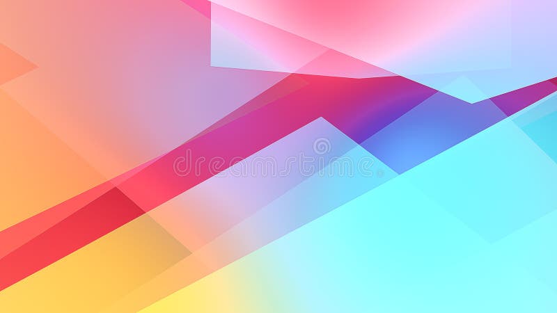 Abstract Background from Colourful Huge Shapes Stock Illustration ...