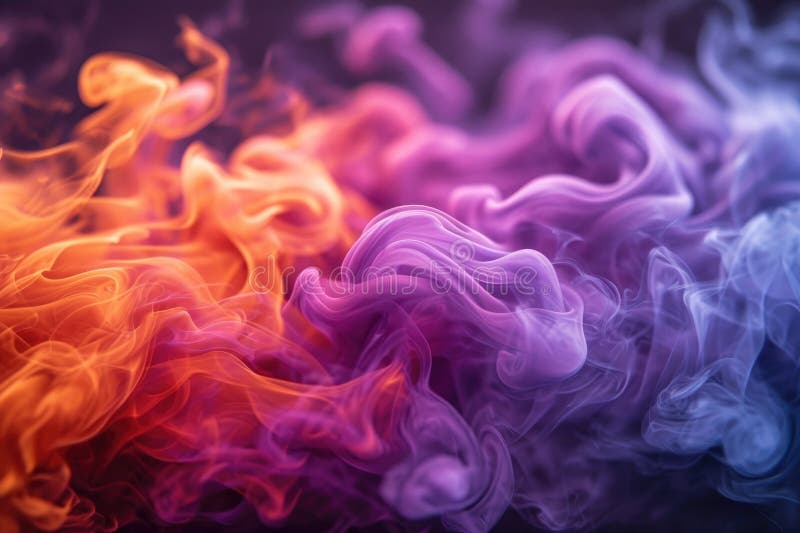 Abstract Background Colourful Mist. Generative AI Stock Illustration ...