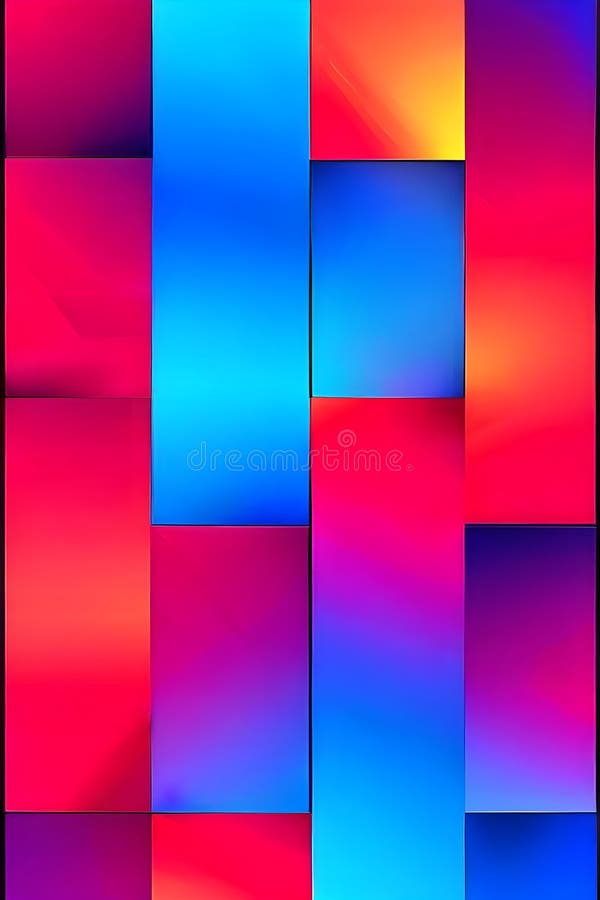 Abstract Background Composed of Overlapping Rectangles in Various ...