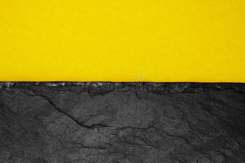 Abstract Background Composition of Divided in the Half Matt Dark Yellow ...