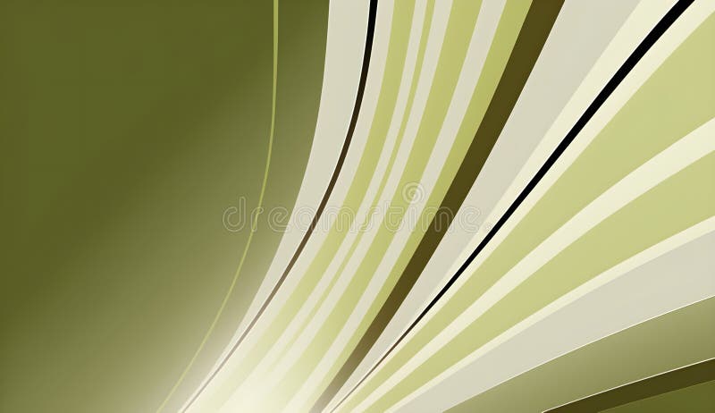 Abstract Background Composition with Smooth Lines and Curves in Olive ...