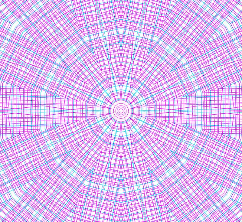 Abstract Concentric Lines Pattern Stock Illustration - Illustration of ...