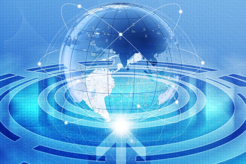 Vector Digital Global Technology Concept, Abstract Background Stock ...