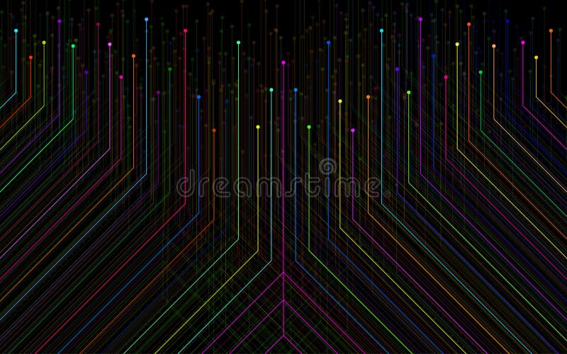 Abstract Background with Connect Line and Point. Technology Geometric ...