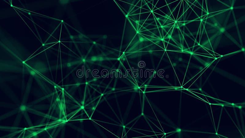Big Data Visualization Abstract Background With Connecting Dots And Lines 3d Rendering High 7076
